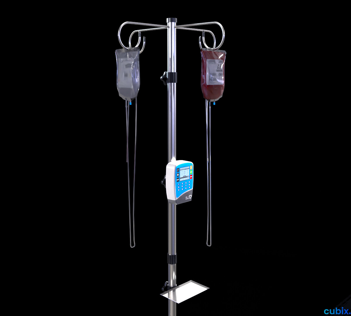 Harris Baig - Medical IV Blood Bag Stand