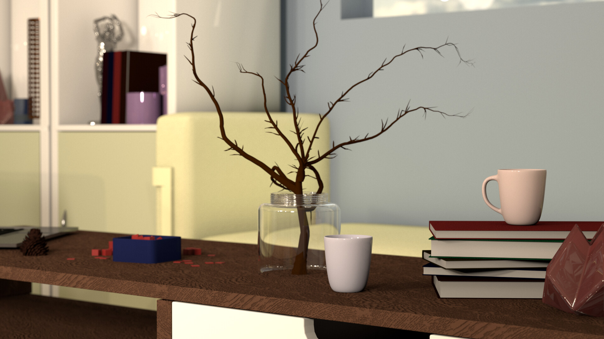 ArtStation - Book Nook - Lighting Midterm