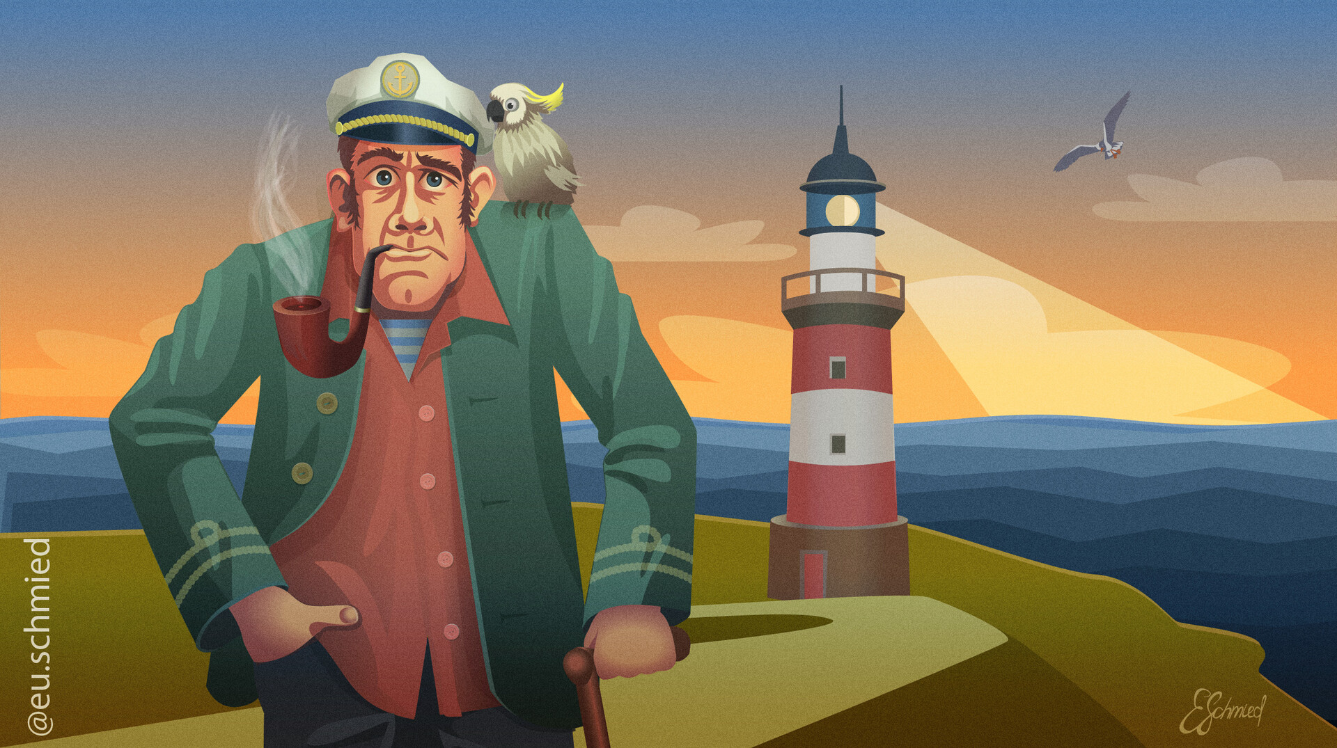 ArtStation - Lighthouse keeper