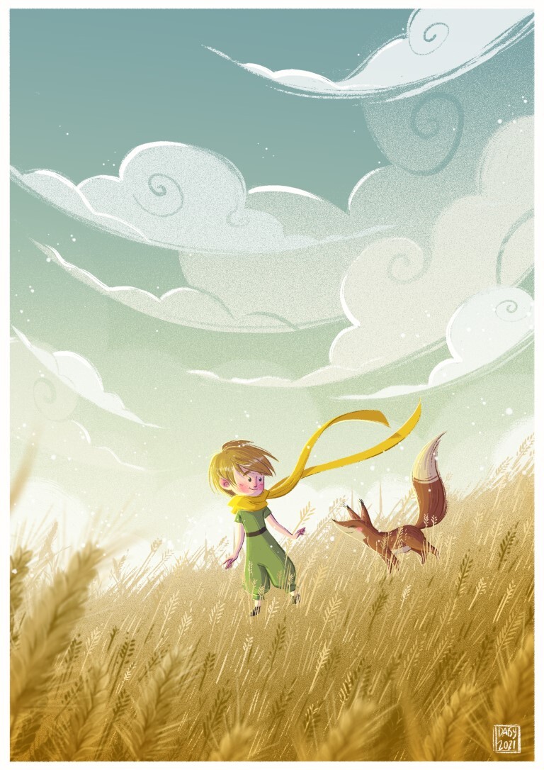 ArtStation - The Little Prince-fox