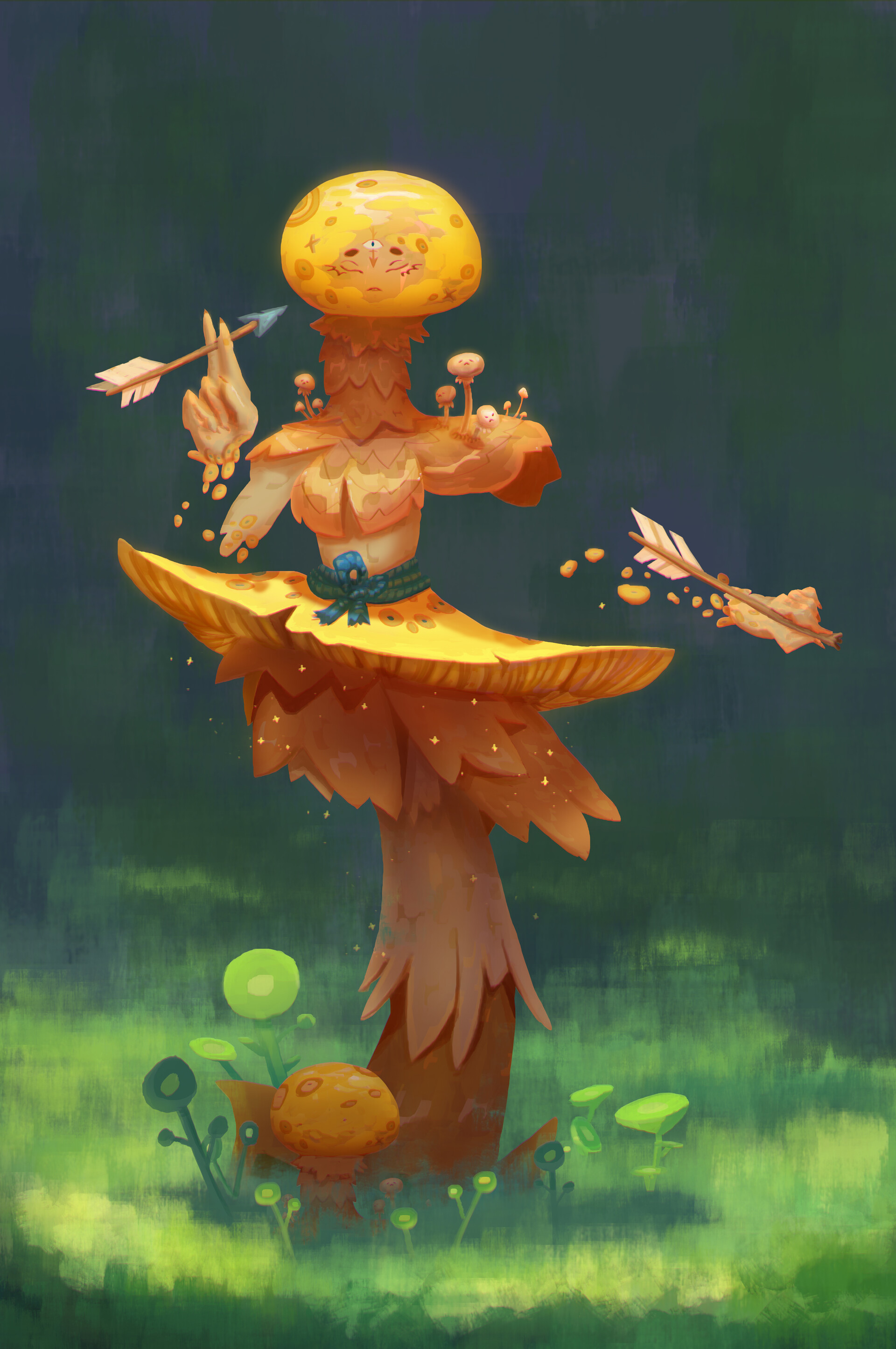 ArtStation - Mushroom queen
