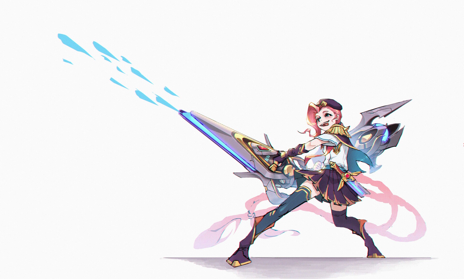 ArtStation - Battle Academy fan art，Jinx