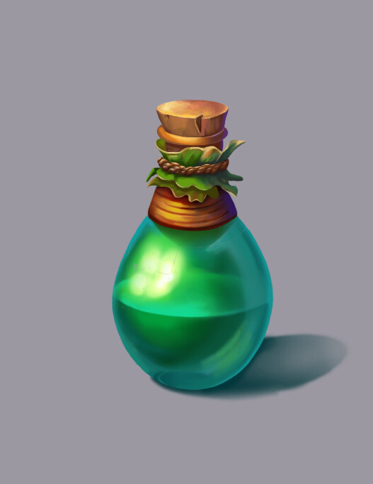 ArtStation - Glass container