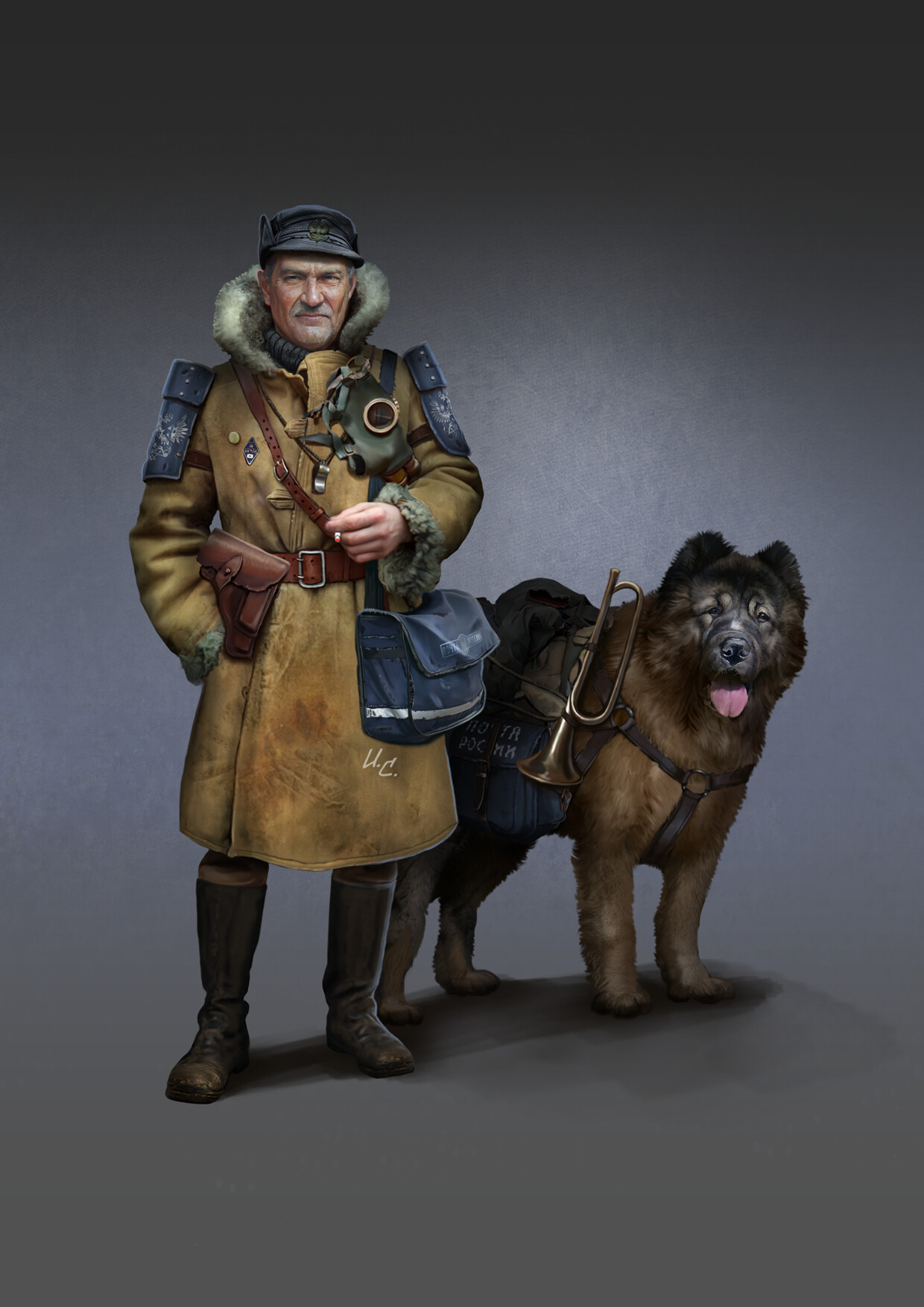 ArtStation - Postman of the post-Apocalypse (Russia)