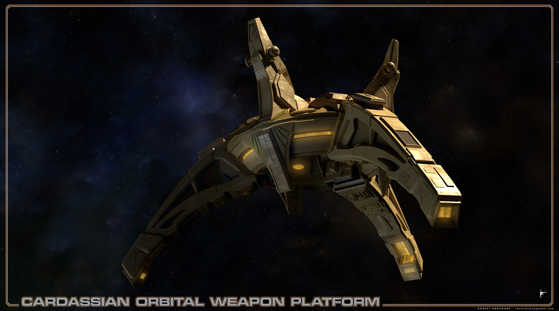 Robert Bonchune - Cardassian Orbital Weapon Platform - Star Trek: Deep ...
