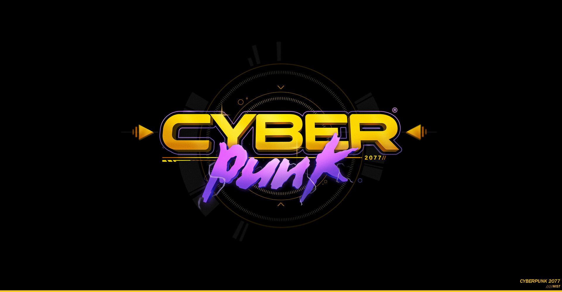 ArtStation - Cyberpunk wordmark