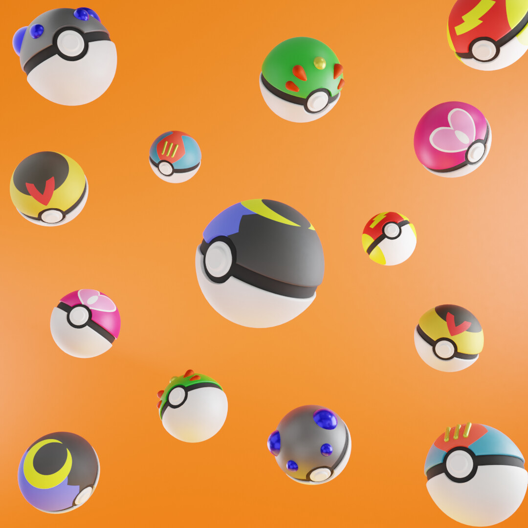ArtStation - Pokeball Collection 2