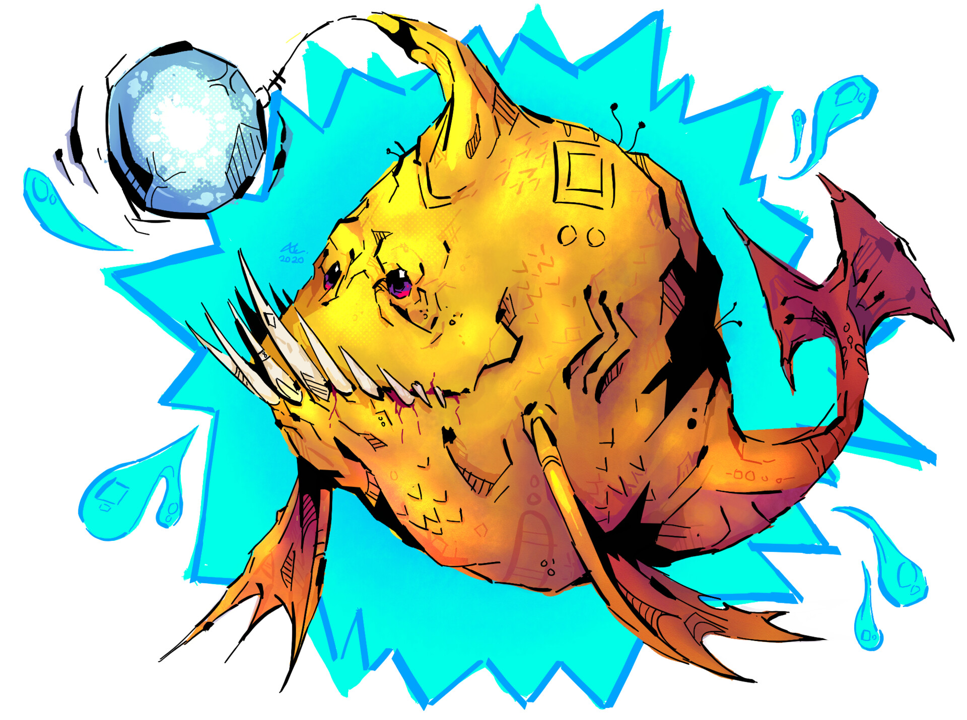 ArtStation - Angler Fish