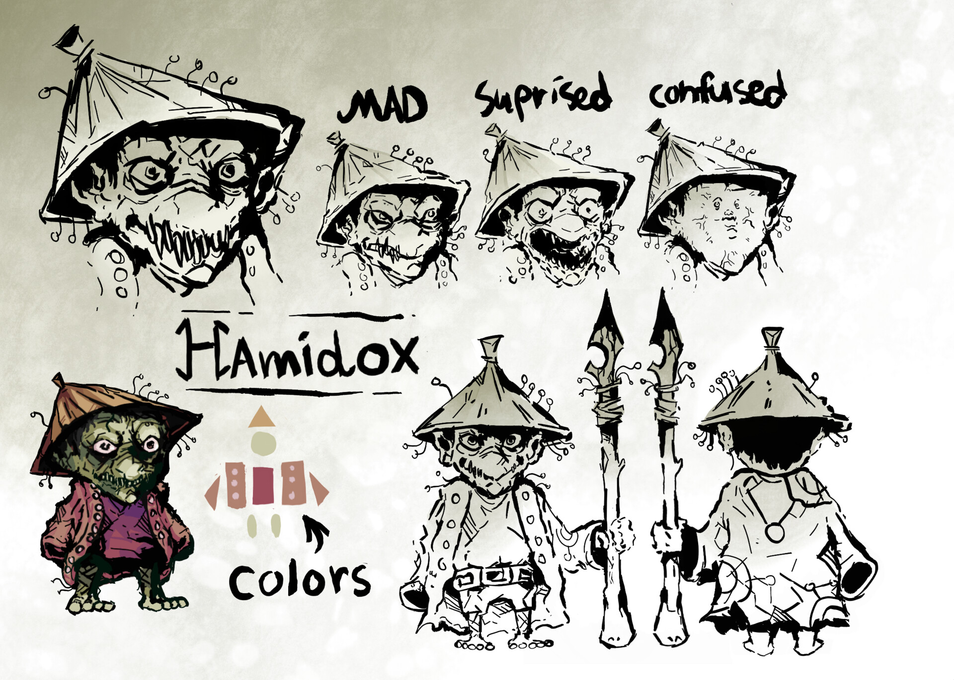 Aidan - Hamidox Comic Concept Art