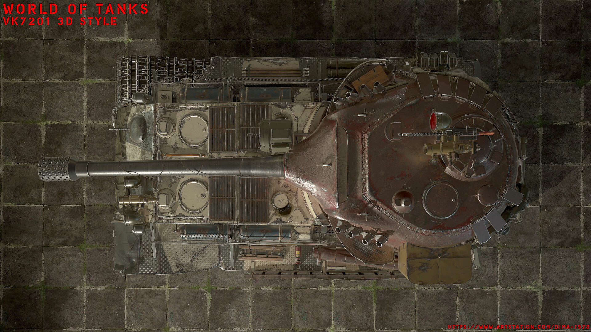 ArtStation - WOT VK7201 3D style