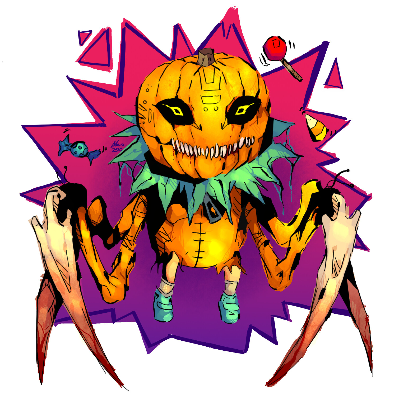 ArtStation - Halloween Monster