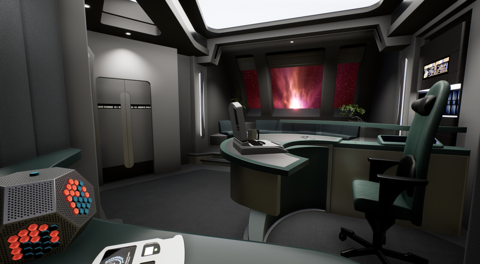 Daniel Korican Portfolio - Captain Janeway's Ready Room 2021 Update