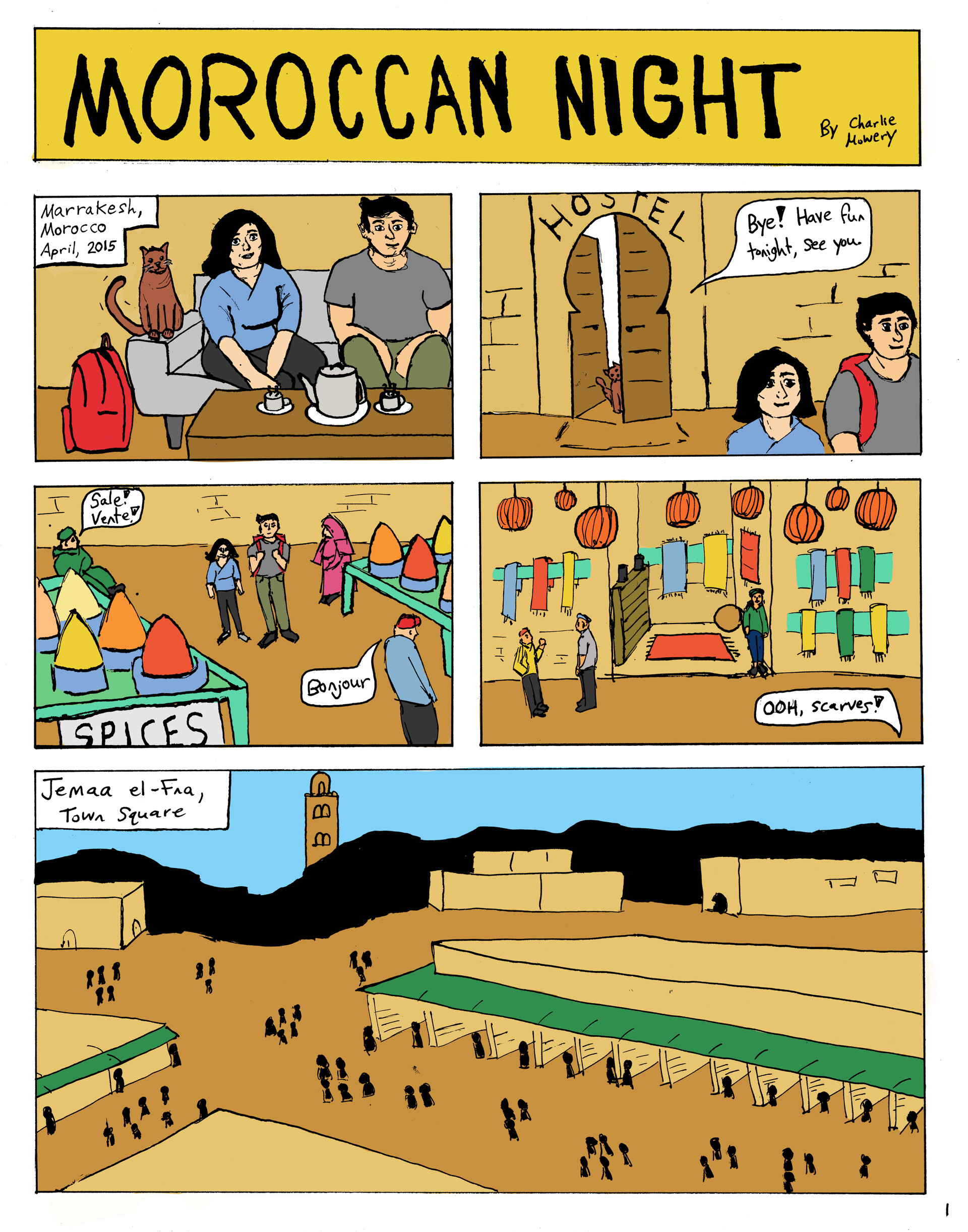 ArtStation - Morocco Comic