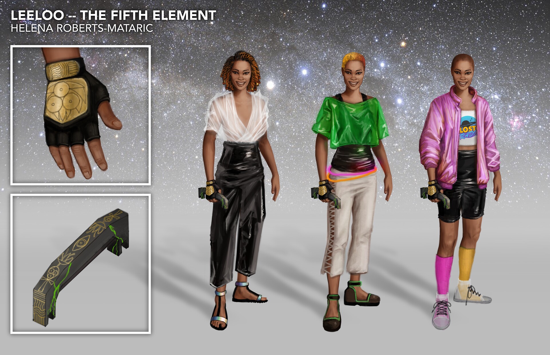 ArtStation - Character Redesign Project - Leeloo