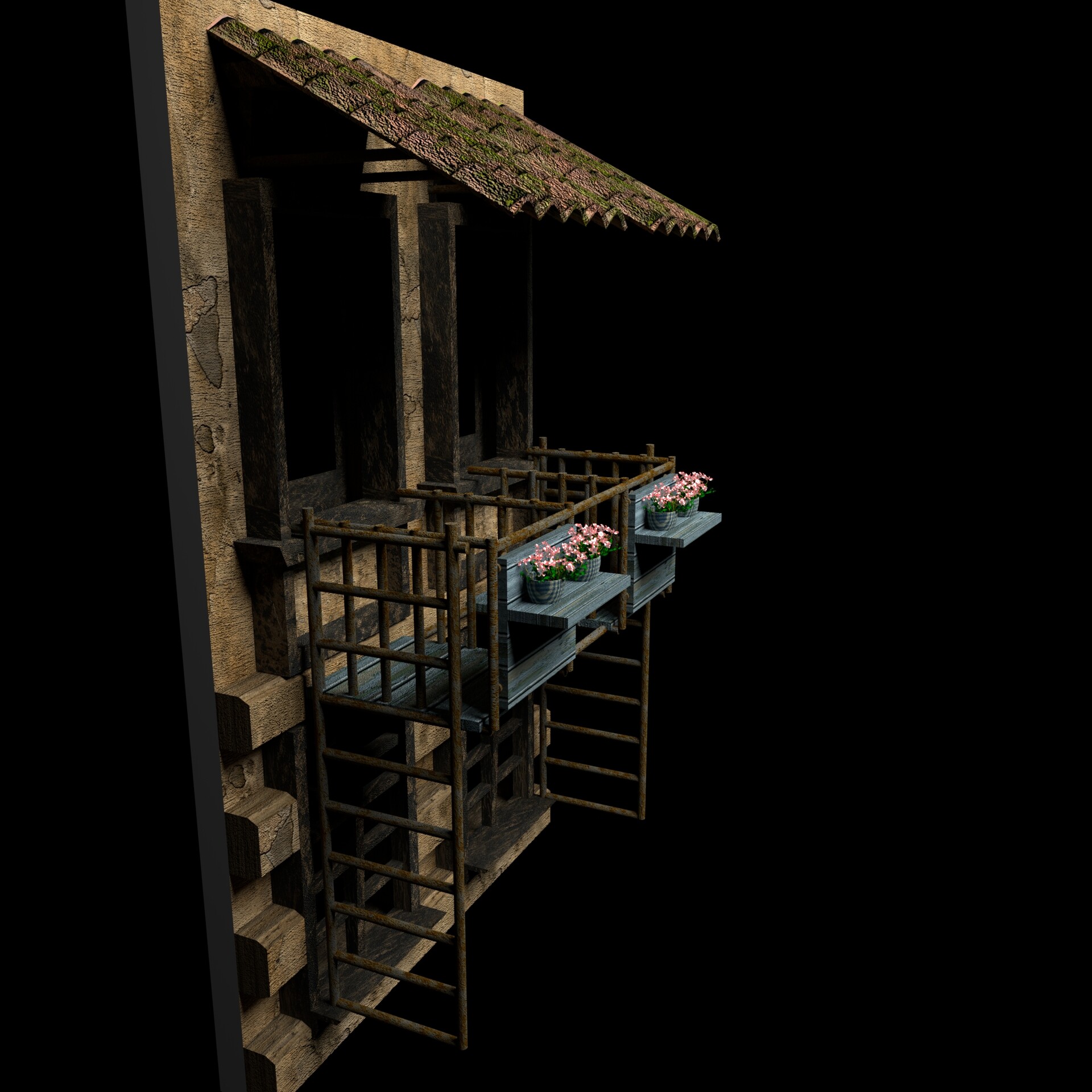 ArtStation - Modular Rural Building Blocks