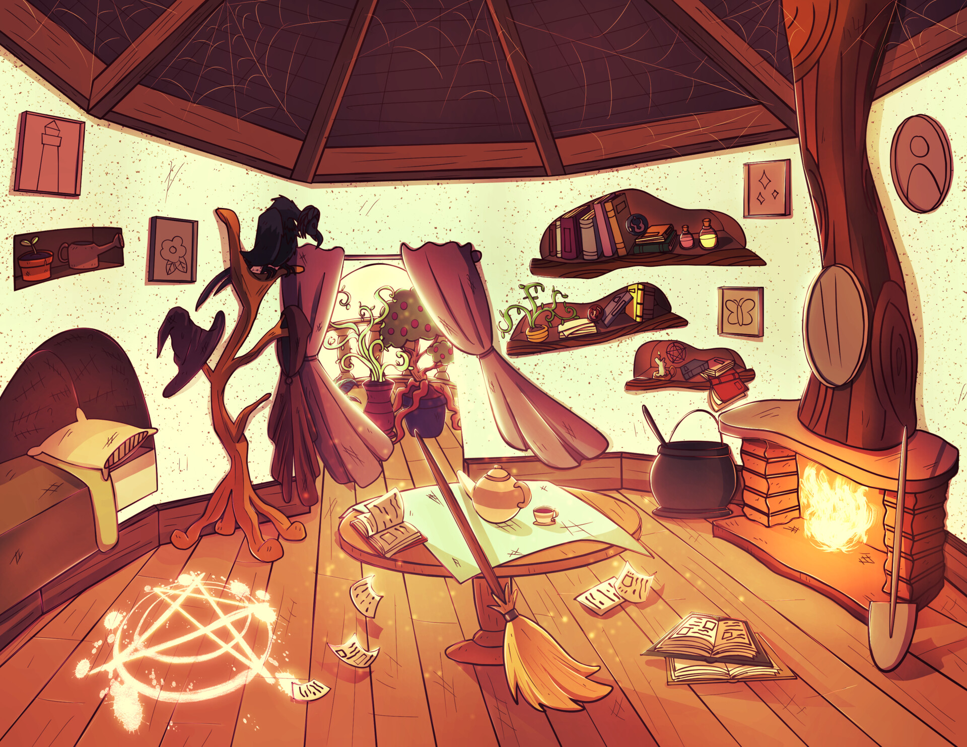 ArtStation - Witch's Tower Interior