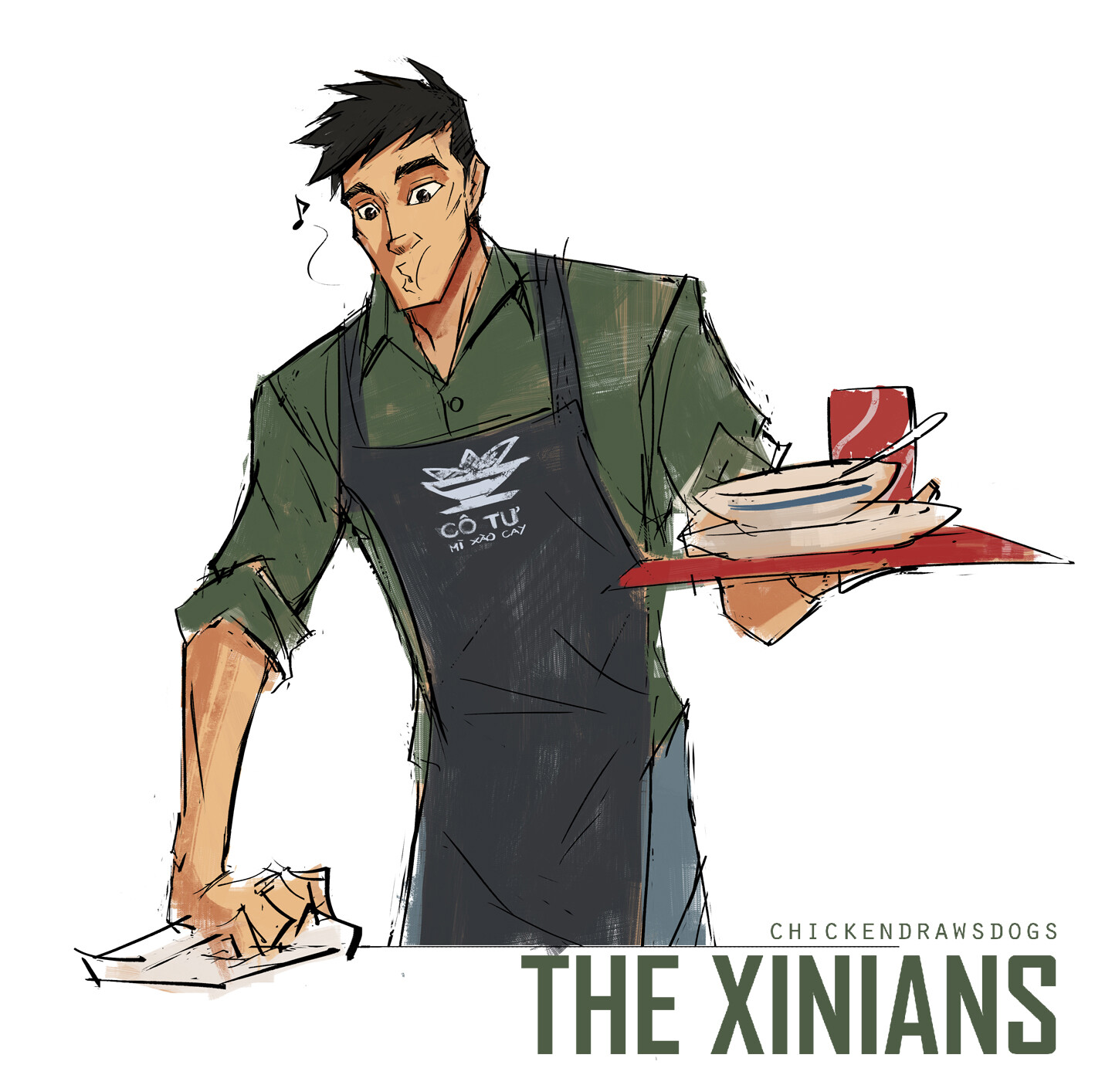 Chicken Draws Dogs - THE XINIANS - Walking the Beat