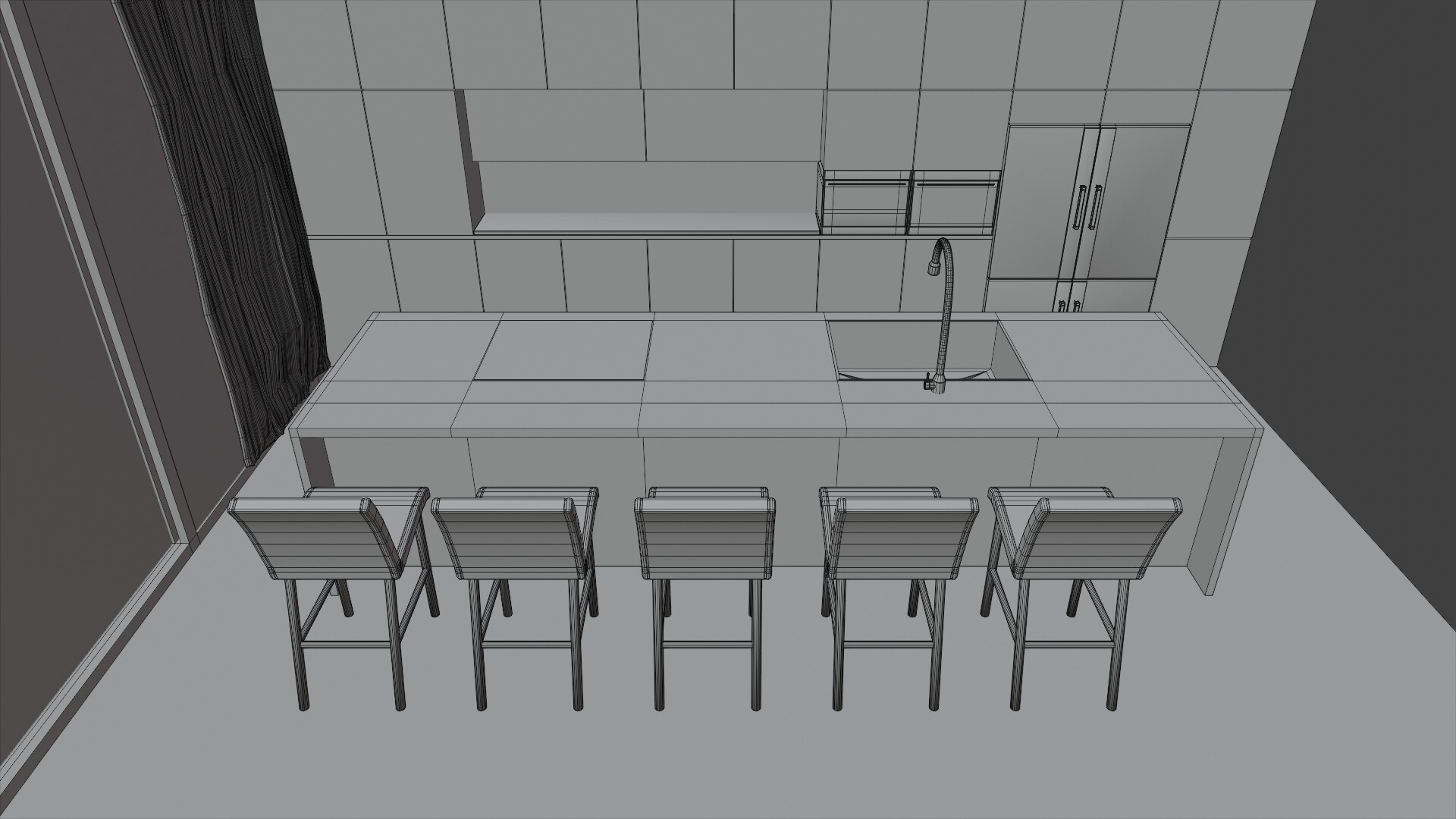 Cameron Schmaltz 3D - Modern Kitchen Scene
