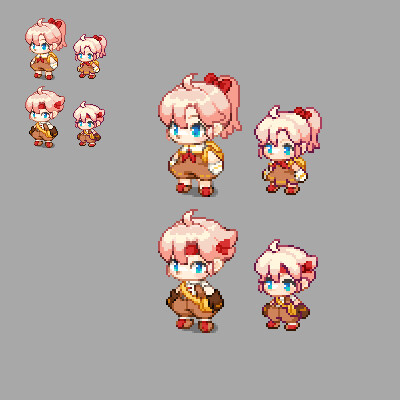 ArtStation - SD 도트 캐릭터