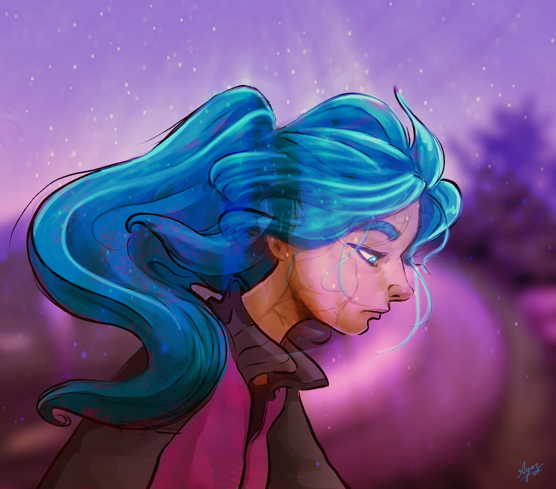 ArtStation - 2d girl practise