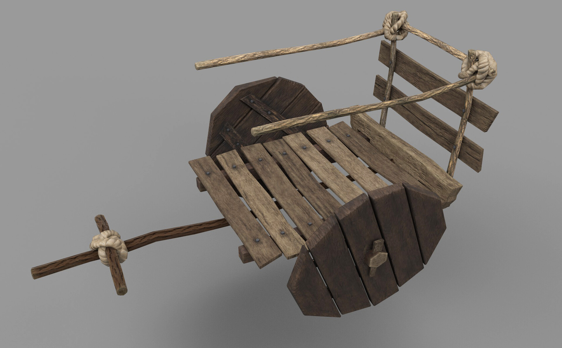 ArtStation - Very Low Poly Prop/Cart 3D Model