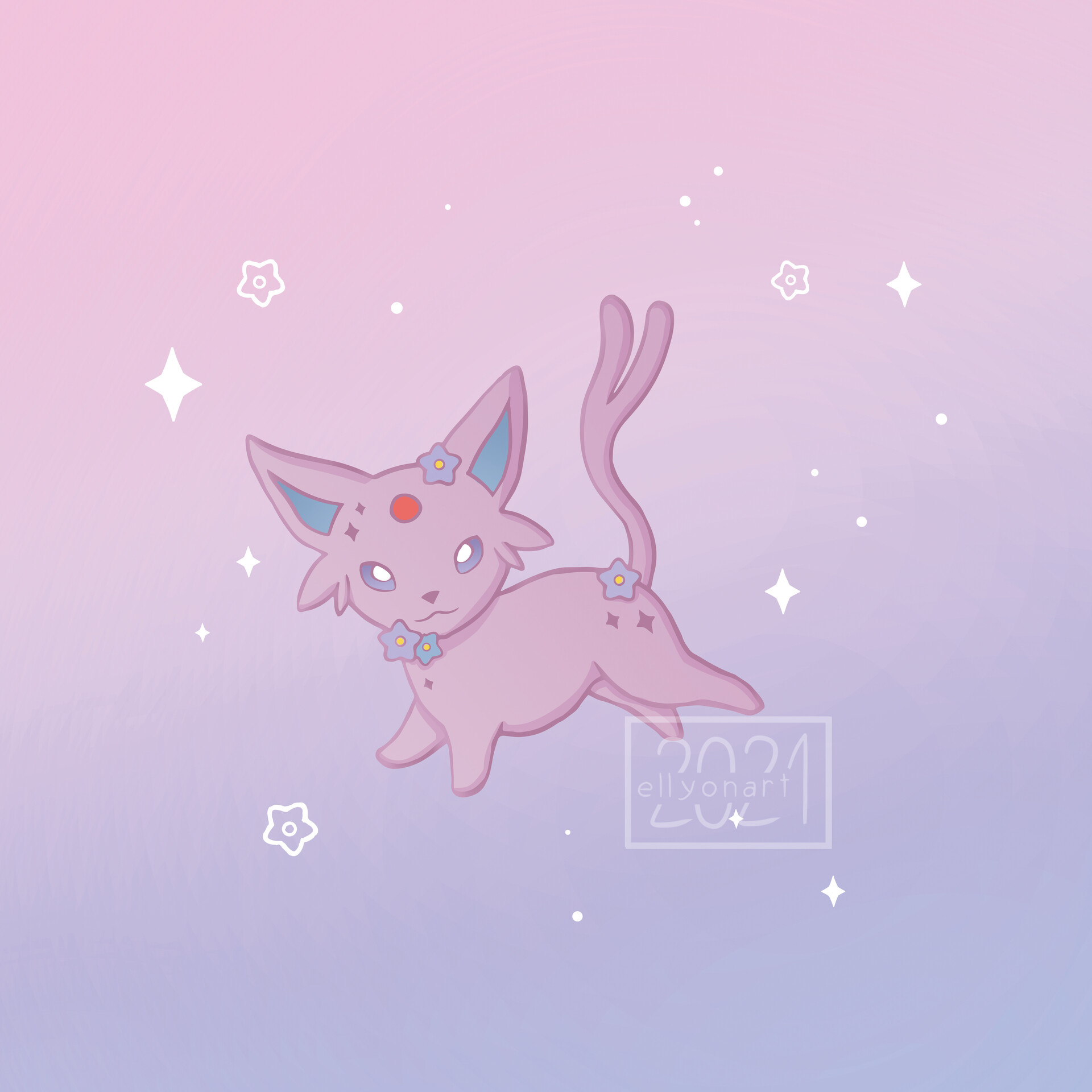 ArtStation - Espeon - Eeveelution (Pokemon)
