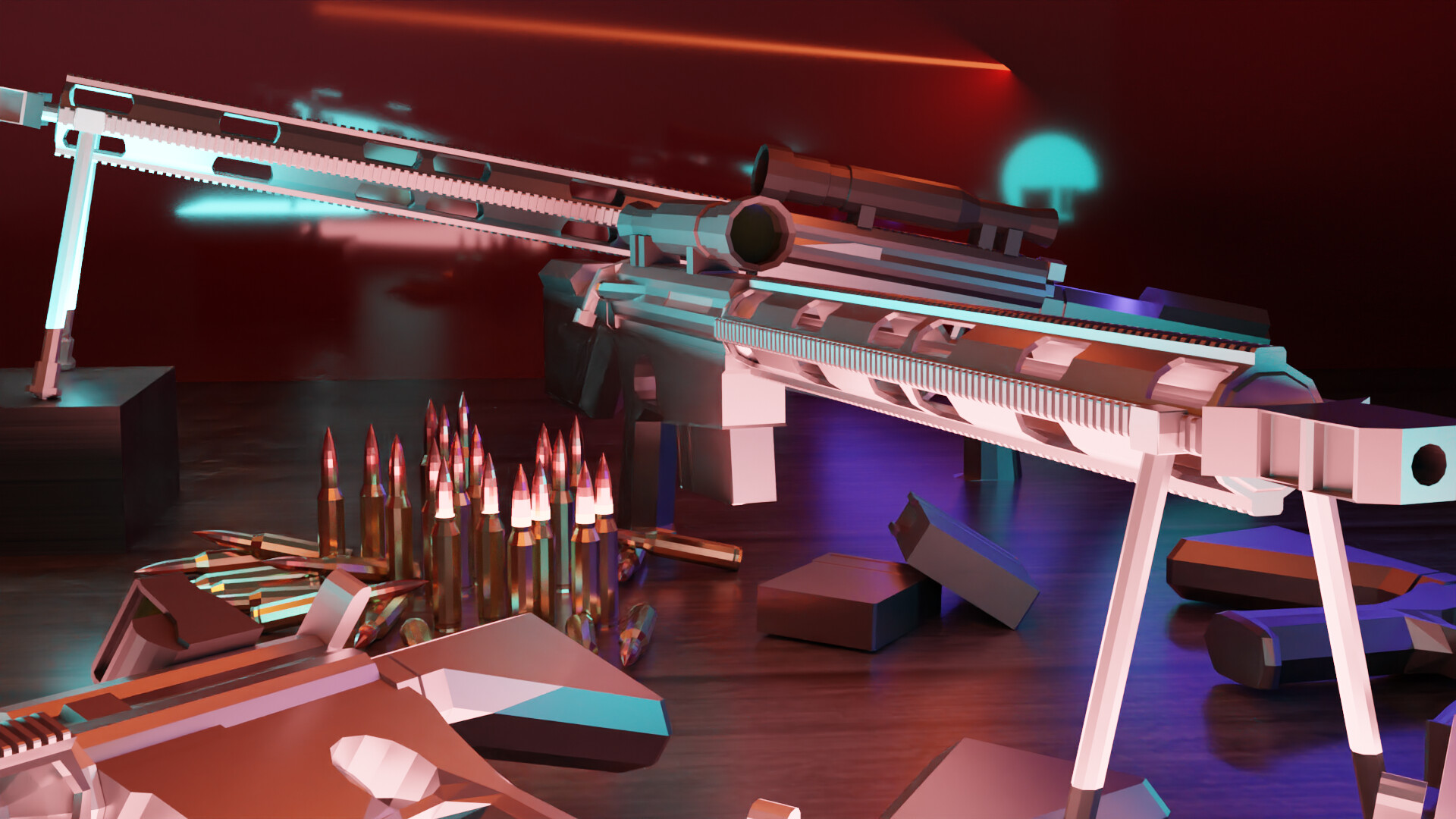 ArtStation - Guns Low Poly