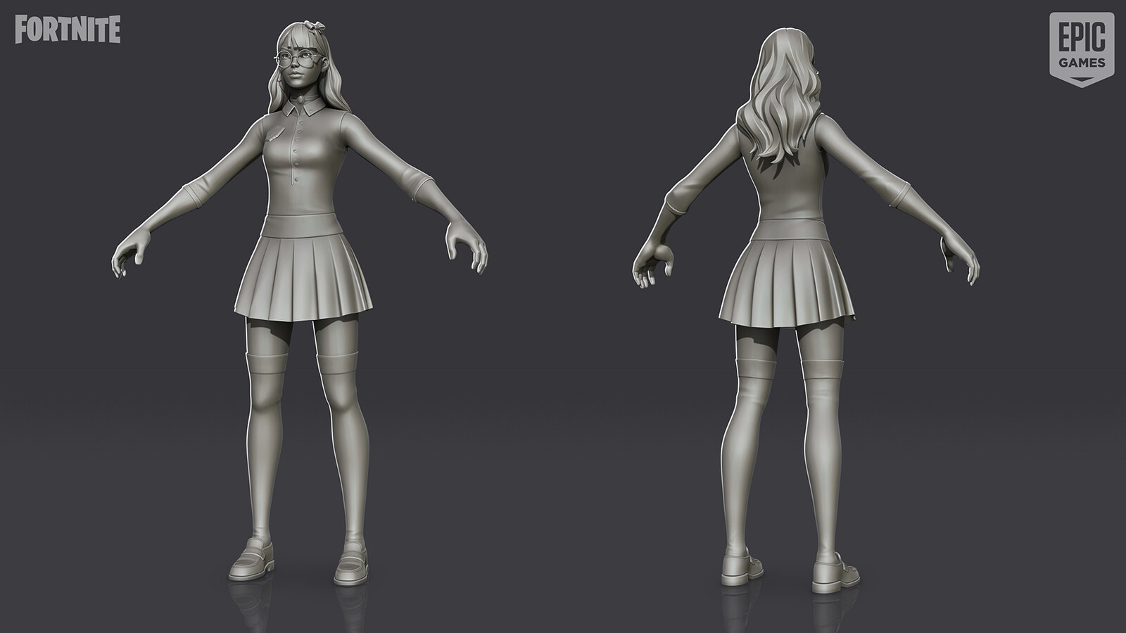 RABCAT GAME ART - Fortnite Battle Royale - "Isabelle" Outfit