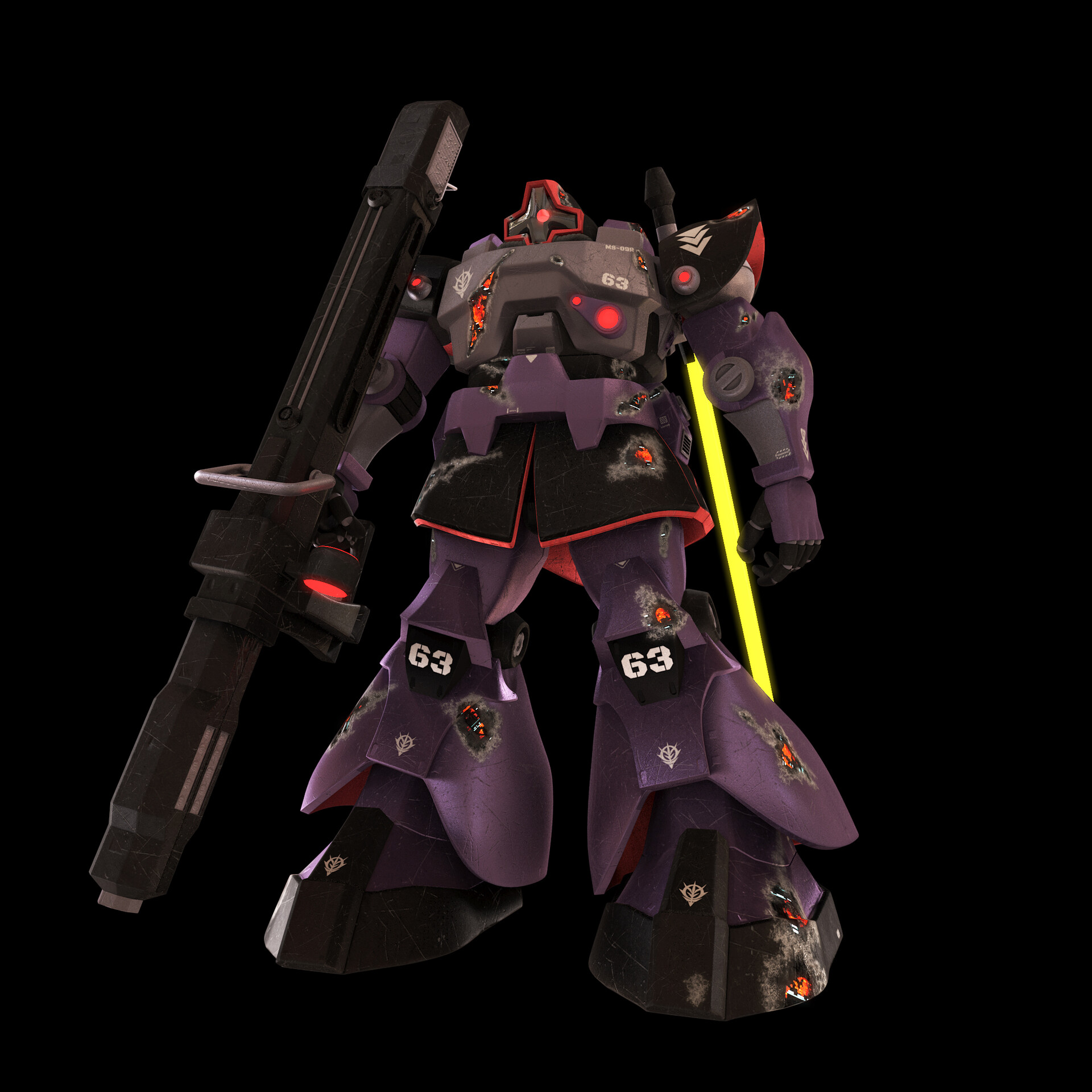 ArtStation - MS-09R Rick Dom