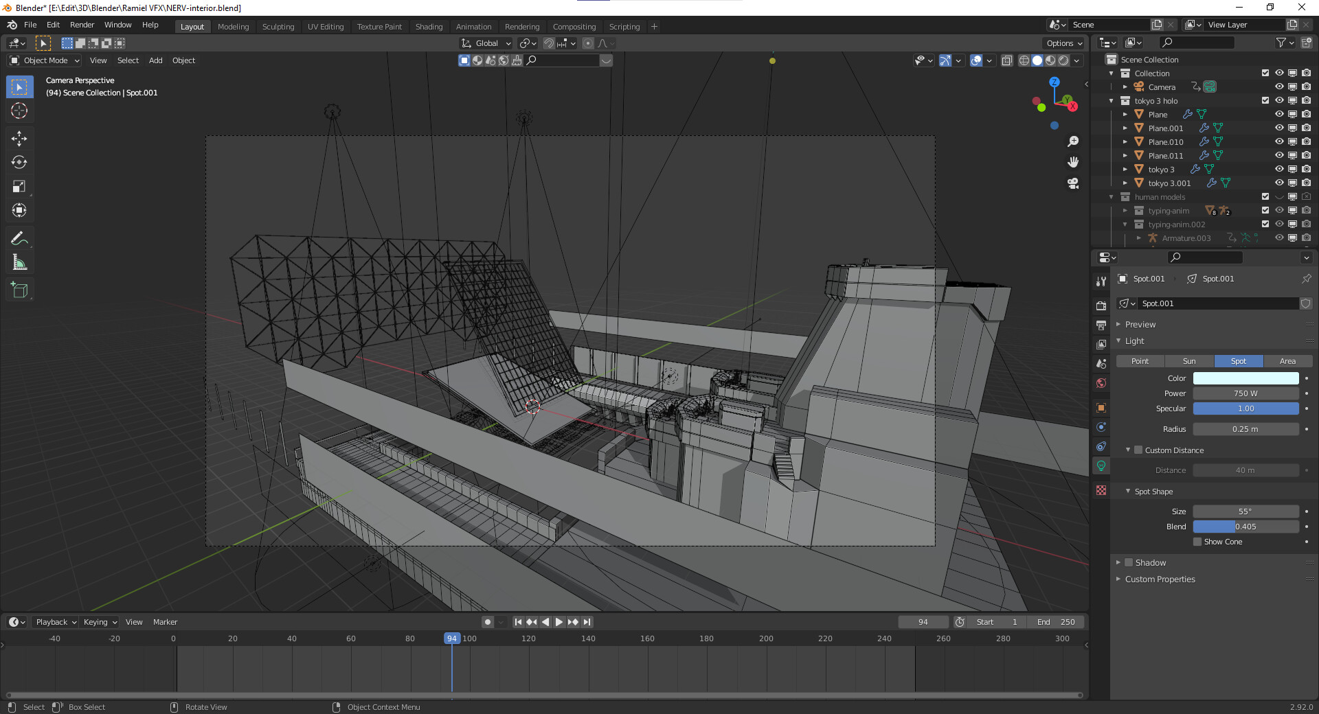 Rodih Farquerabao - Evangelion NERV HQ Interior