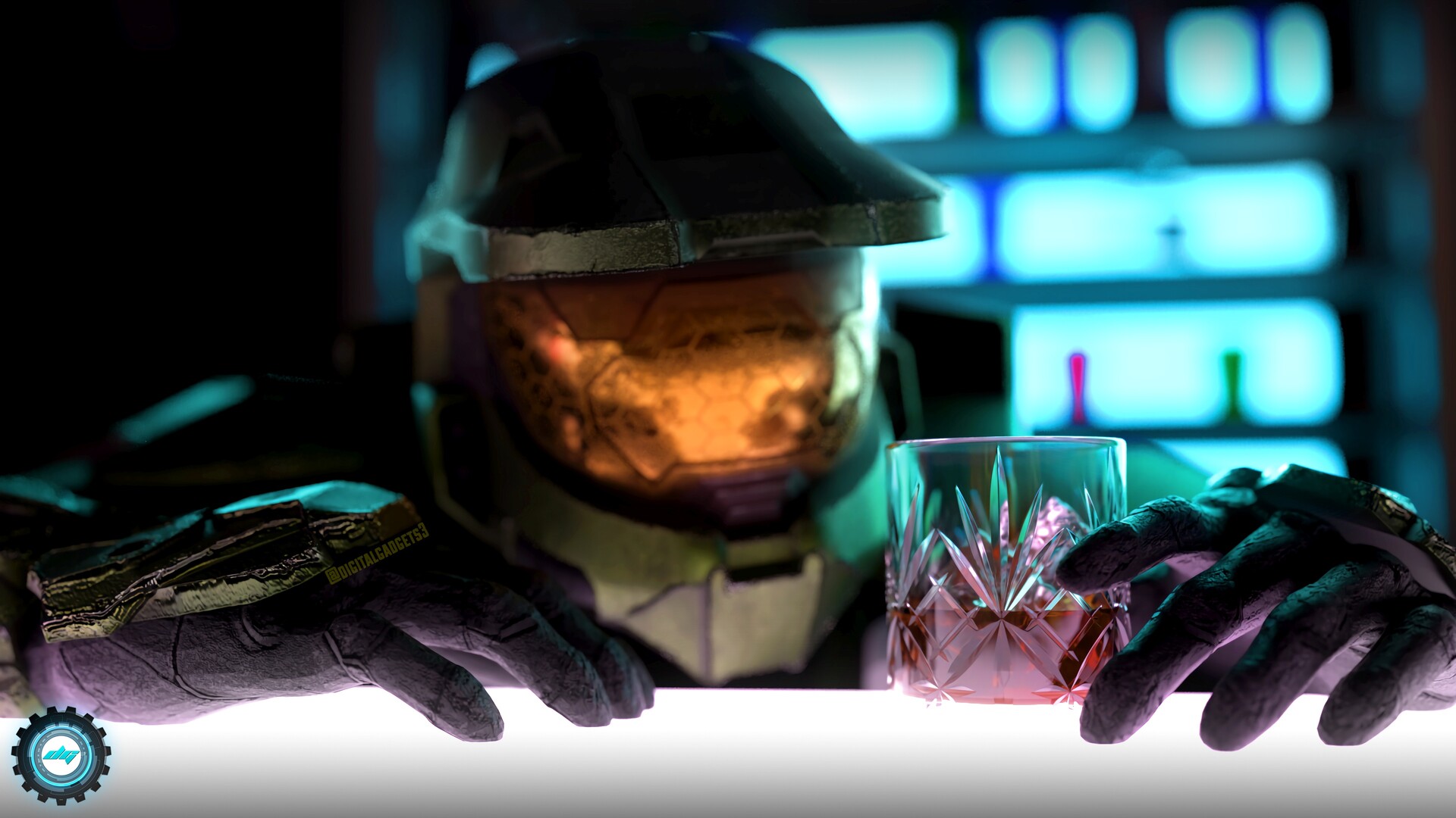 ArtStation - Master Chief and his scotch?