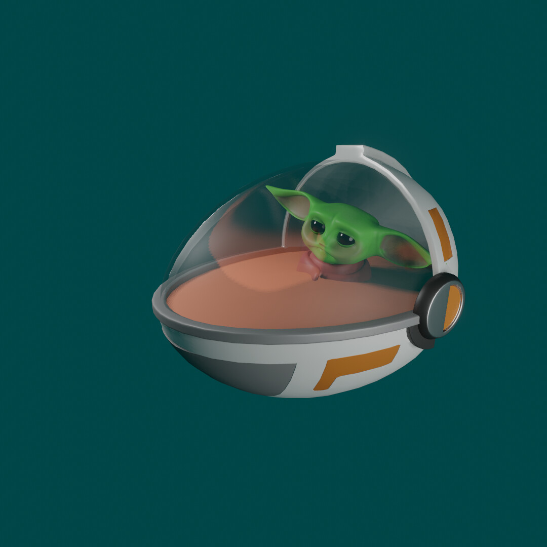 Shinta Kusuma - Baby Yoda 3D