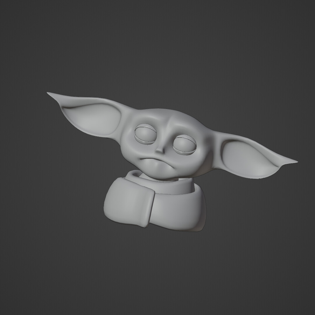 Shinta Kusuma - Baby Yoda 3D