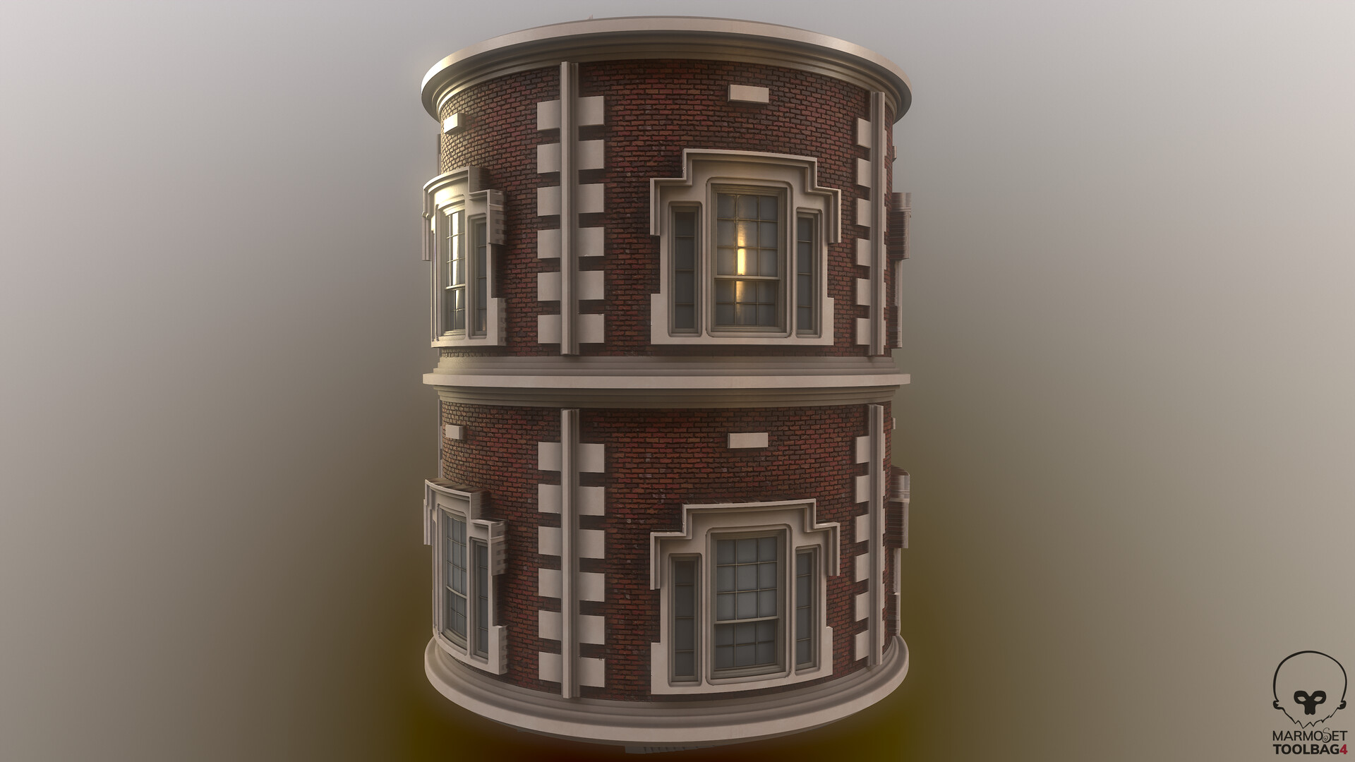 ArtStation - Window brick wall