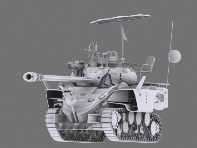 ArtStation - Tank Girl Movie Tank V1 Collaboration