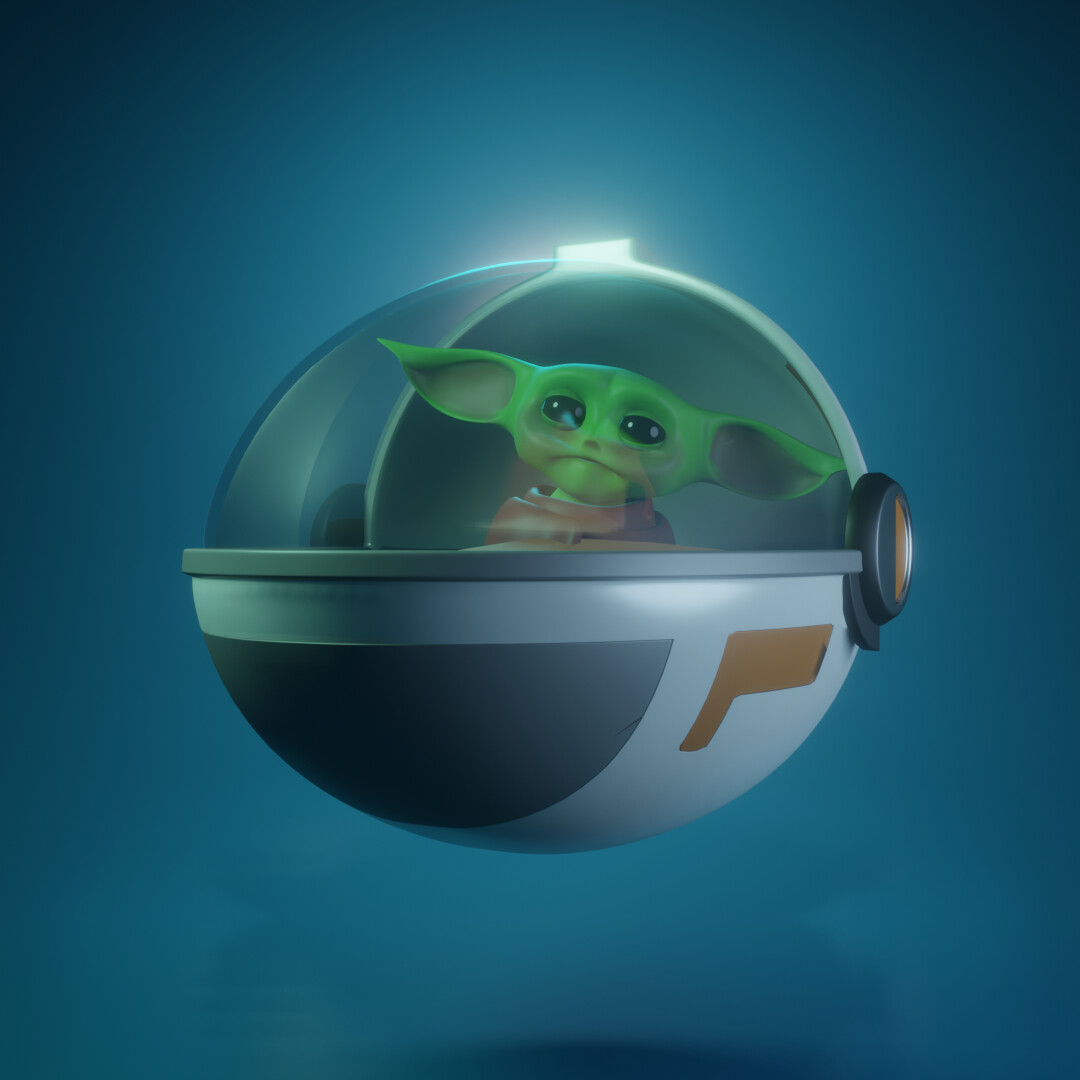 Shinta Kusuma - Baby Yoda 3D