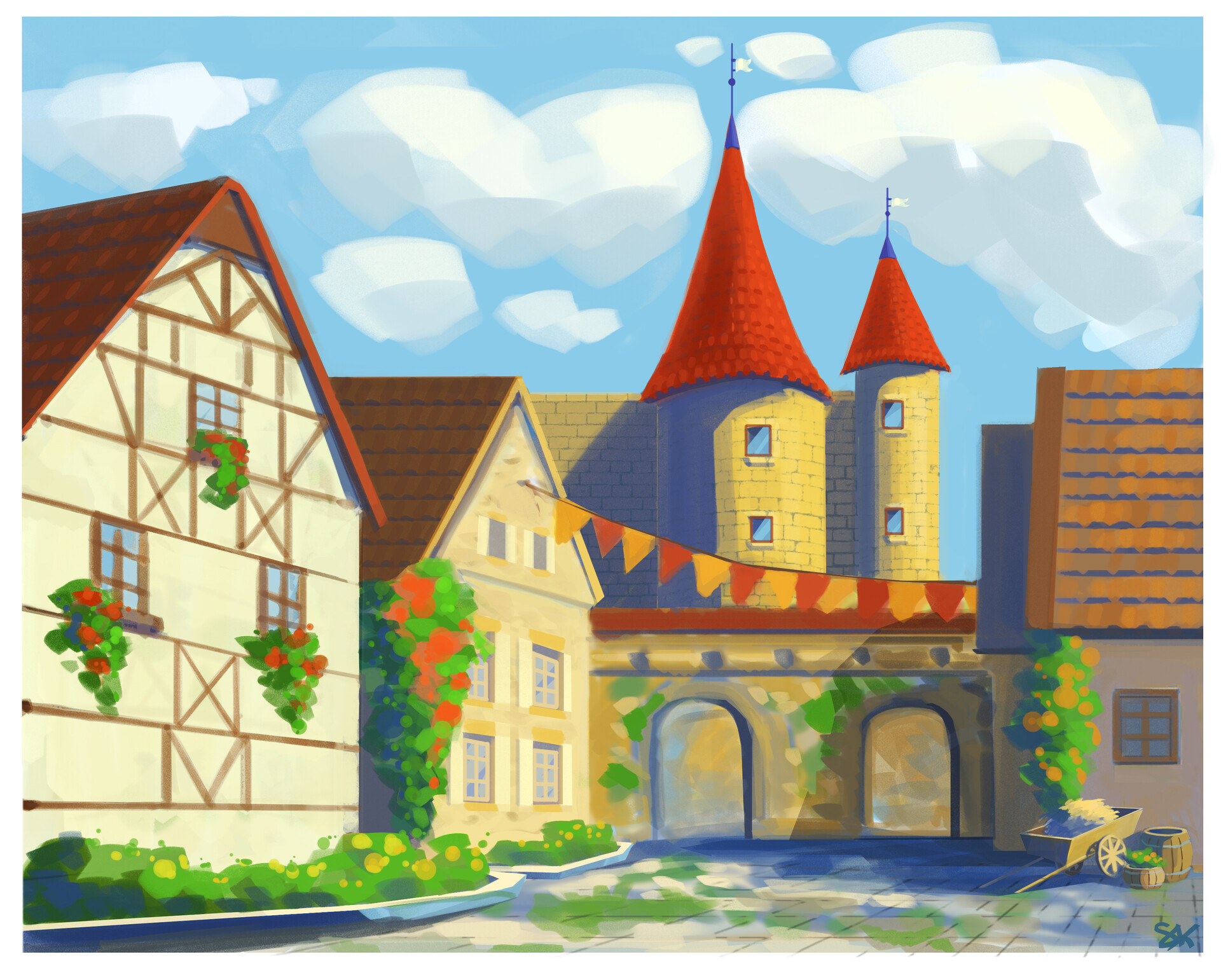 ArtStation - Medieval study