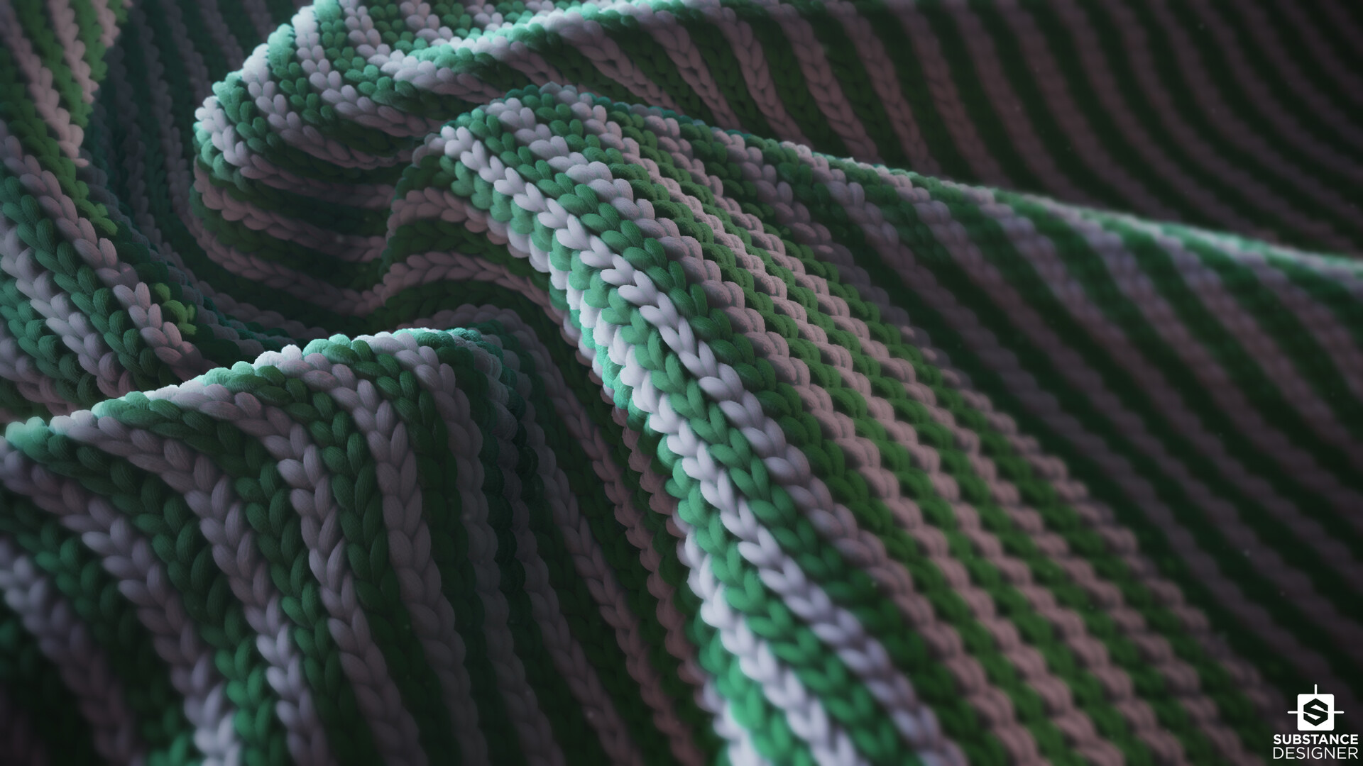 Livine Sigier - Chunky Wool Knit - Substance Designer