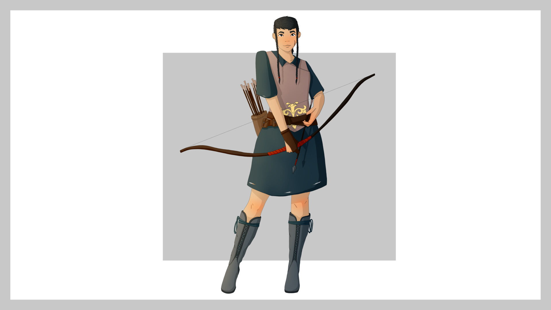 ArtStation - Fantasy Archer Design