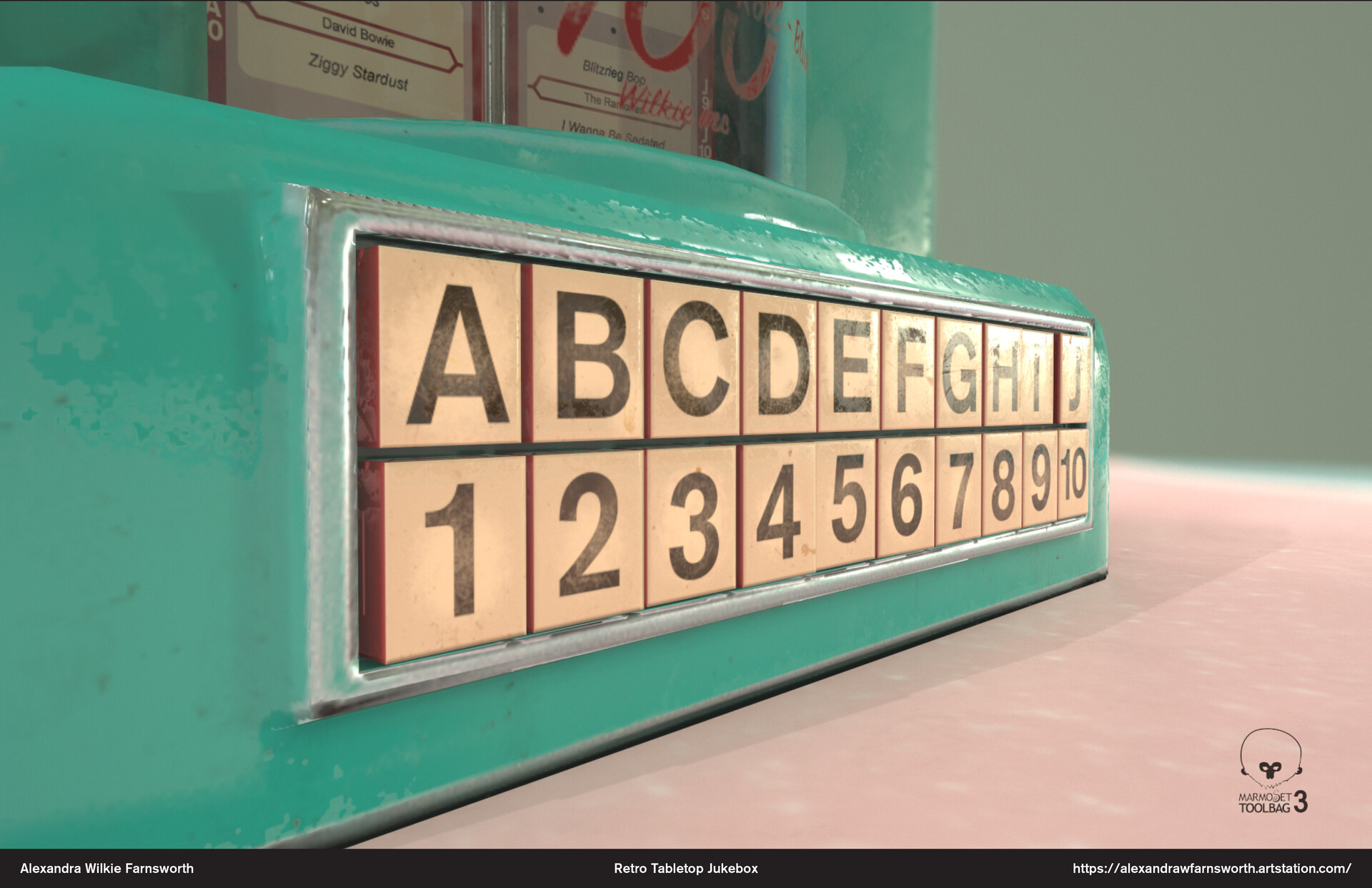 Alexandra Farnsworth - Retro Style Tabletop Jukebox