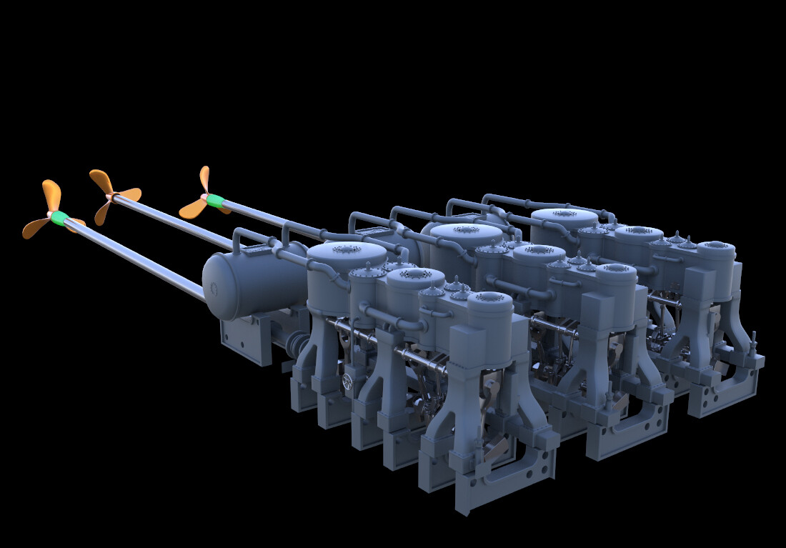 ArtStation - Naval Steam Engines