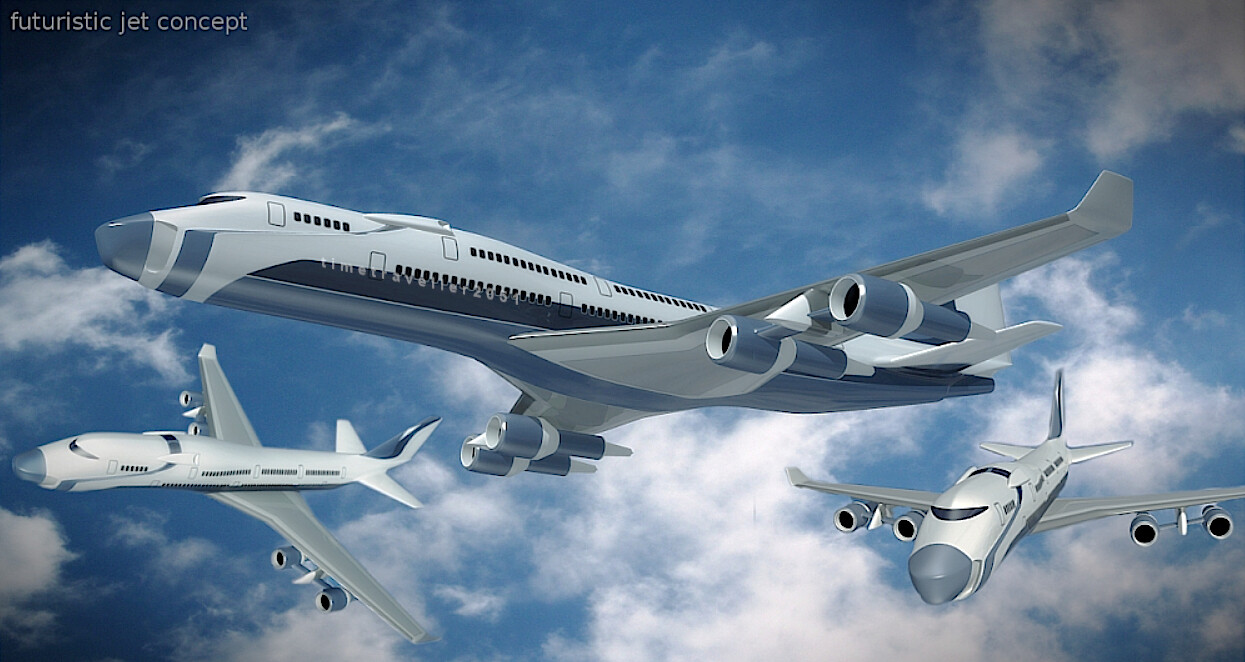 ArtStation - Futuristic jet concept 3d model