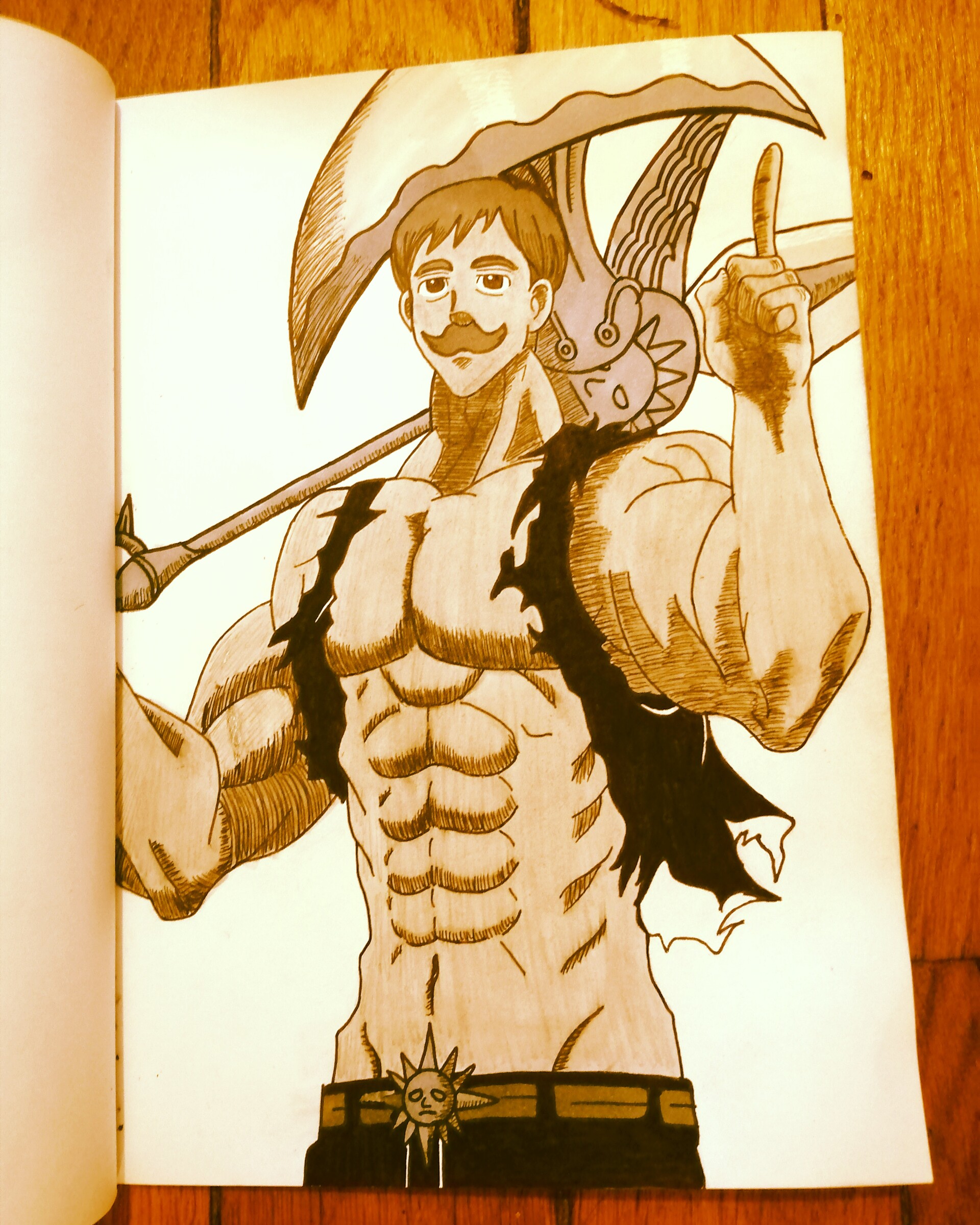 Artstation Escanor Seven Deadly Sins Fan Art