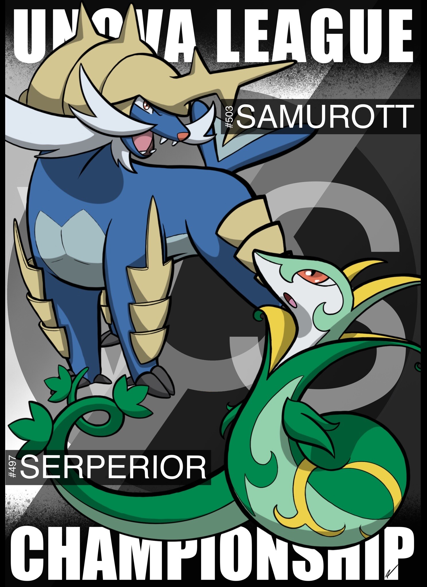 ArtStation - Unova league championship poster