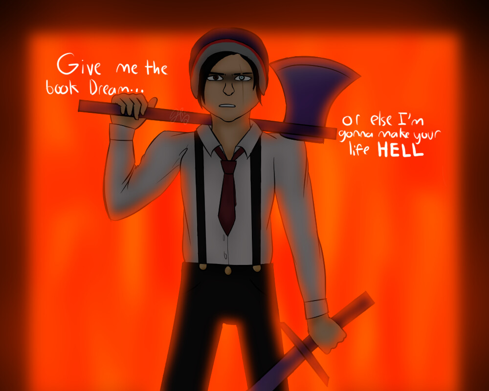 Haddles - Dream SMP Quackity Fanart