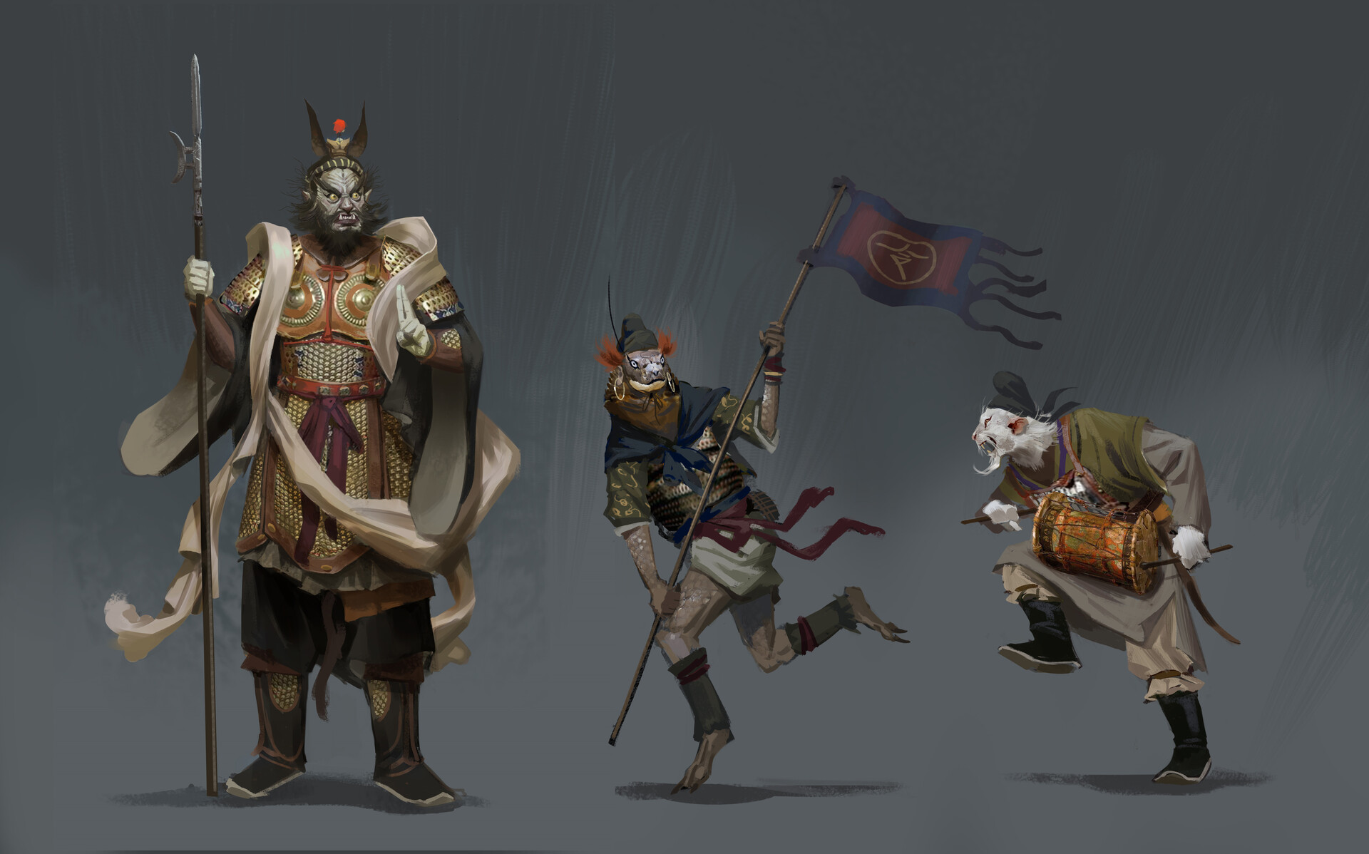 ArtStation - Chinese deities