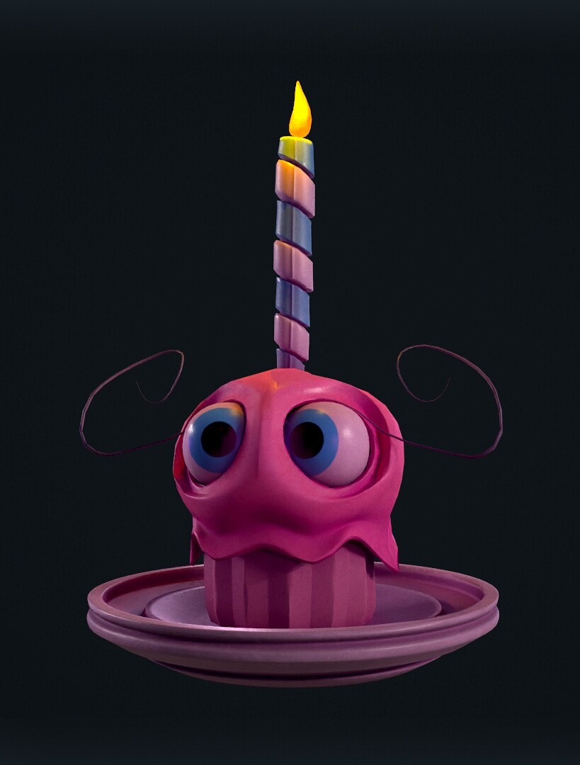ArtStation - Cupcake Fnaf 2 stylized