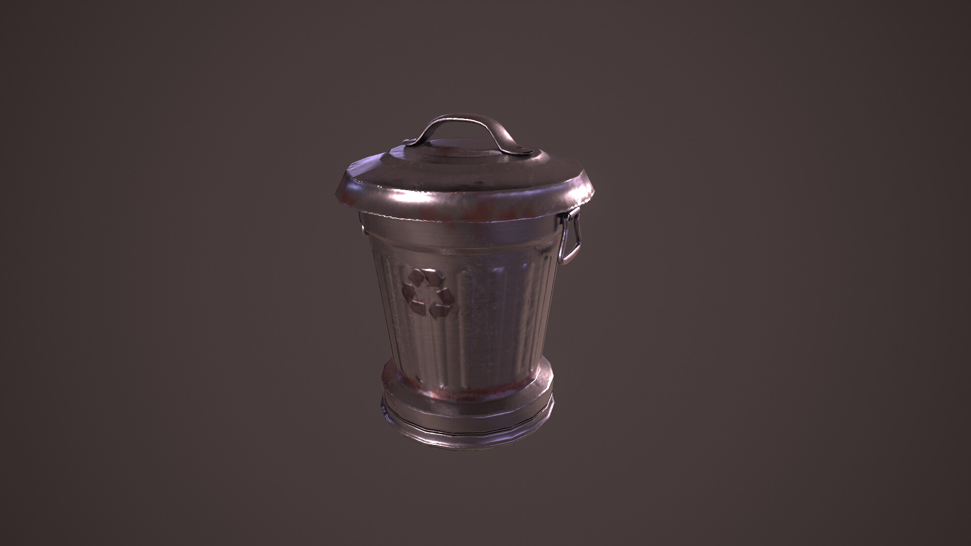 ArtStation - Realistic Trash Can
