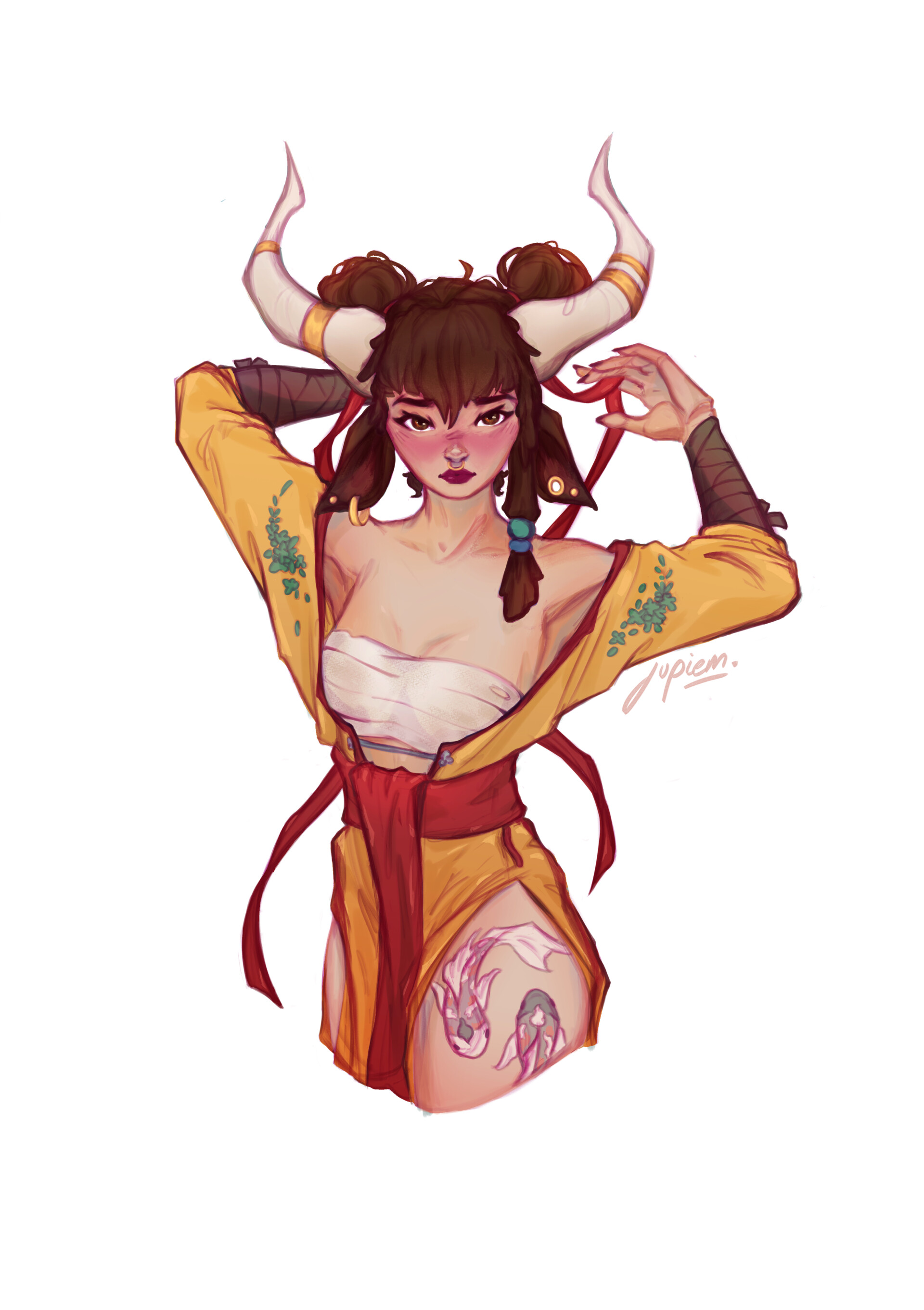 ArtStation - Ox girl