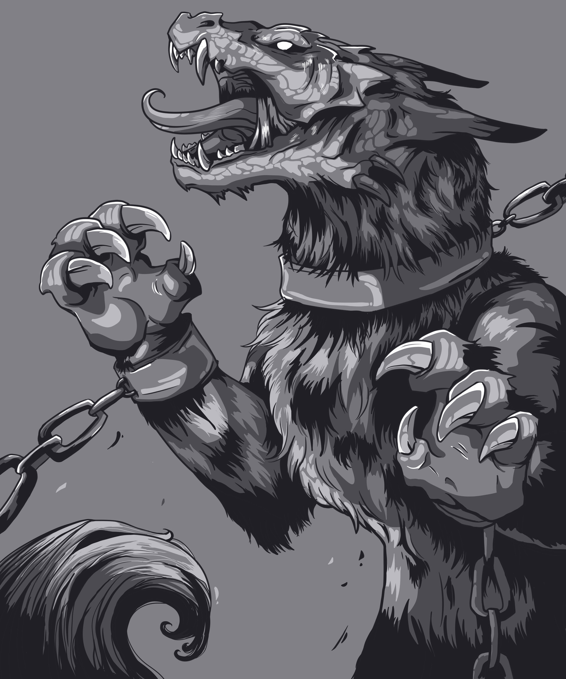 ArtStation - dark soul chained.